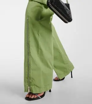 Stella McCartney Mid-rise Cotton Cargo Pants
