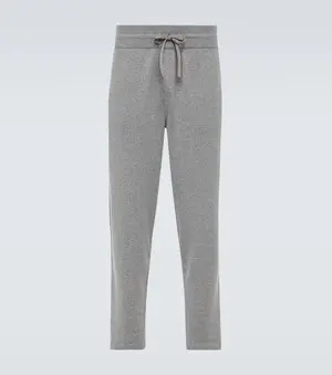 Loro Piana Merano Cashmere Sweatpants - Grey