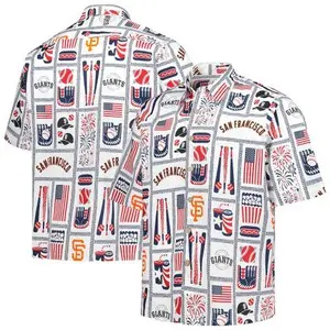 Reyn Spooner San Francisco Giants Americana Button-up Shirt - White