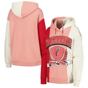 GAMEDAY COUTURE Cincinnati Bearcats Hall Of Fame Colorblock Pullover Hoodie - Red