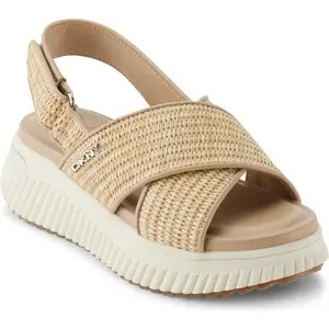 Dkny Malai Crossband Sandals - Beige