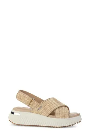 Dkny Malai Crossband Sandals - Beige