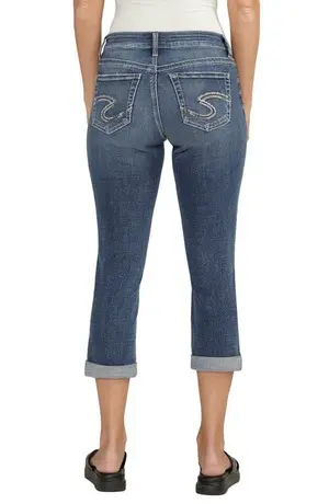 SILVER JEANS CO. Elyse Capri Jeans