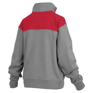 PRESSBOX Georgia Bulldogs Fleece Quarter-zip Jacket