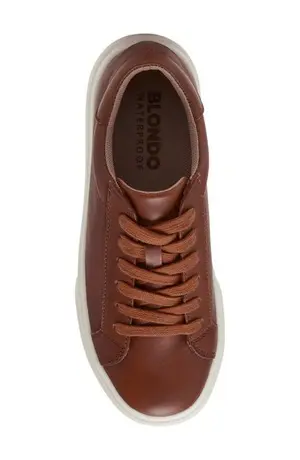 Blondo Venna Waterproof Leather Sneaker - Tan Leathe