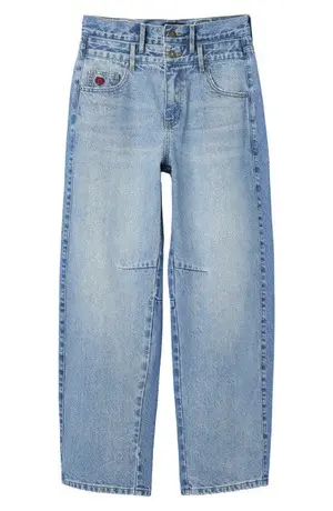 Desigual Double Waist Balloon Leg Jeans