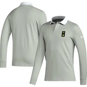 Adidas 2023 Player Nashville Sc Travel Long Sleeve Polo - Gray