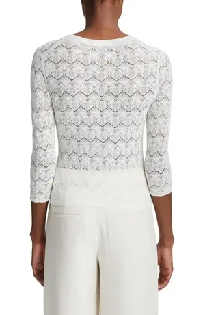 Vince Long Sleeve Cotton Lace Top