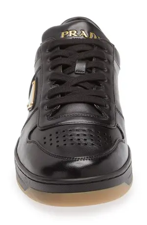 Prada Downtown Leather Sneakers - Nero