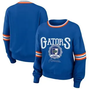 WEAR BY ERIN ANDREWS Florida Gators Vintage Pullover Sweatshirt - Royal