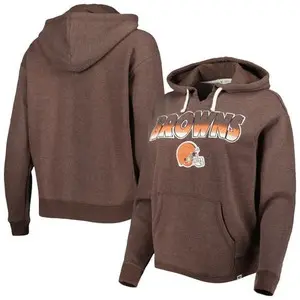 '47 Cleveland S Color Rise Kennedy Pullover Hoodie - Brown