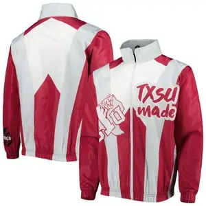 TONES OF MELANIN Texas Southern Tigers Anorak Full-zip Jacket - Maroon