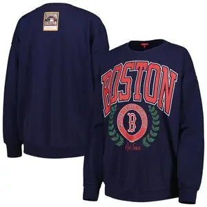 Mitchell & Ness Boston Red Sox Logo Lt 2.0 Pullover Sweatshirt