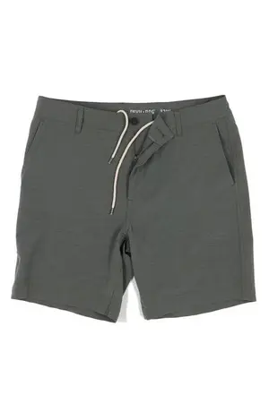 DEVIL-DOG DUNGAREES 8" Hybrid Shorts - Light Grey