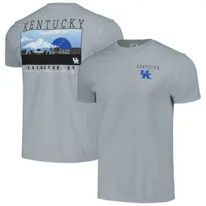 IMAGE ONE Kentucky Wildcats Campus Scene Comfort Colors T-shirt - Gray