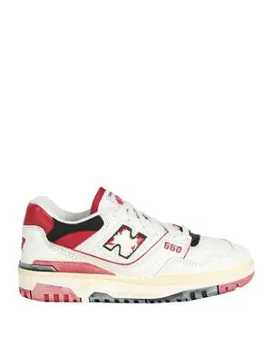 NEW BALANCE Leather Sneakers - White