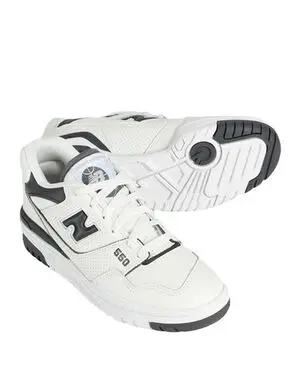 NEW BALANCE Leather And Textile Sneakers - White