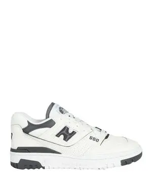 NEW BALANCE Leather And Textile Sneakers - White