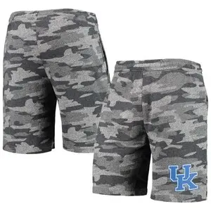 CONCEPTS SPORT Kentucky Wildcats Camouflage Terry Lounge Shorts - Charcoal