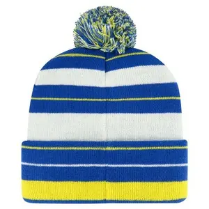 '47 Los Angeles Rams Powerline Cuffed Knit Hat With Pom