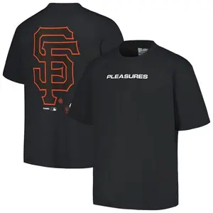 PLEASURES San Francisco Giants Ballpark T-shirt - Black