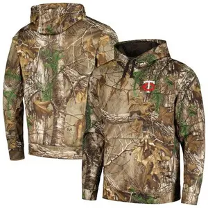 DUNBROOKE Minnesota Twins Champion Realtree Pullover Hoodie - Camo