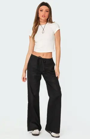EDIKTED Maison Wide Leg Pants