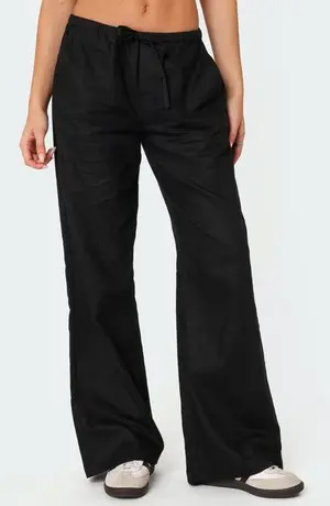 EDIKTED Maison Wide Leg Pants