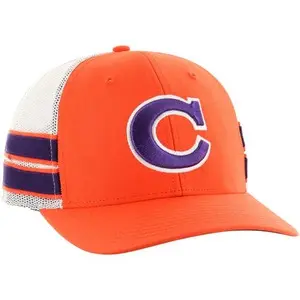 '47 Clemson Tigers Straight Eight Adjustable Trucker Hat