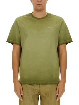 MSGM T-shirt With Logo - Green