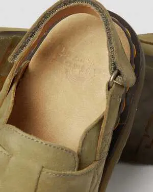 Dr. Martens Jorge Ii Tumbled Nubuck Leather Slingback Mules
