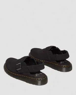 Dr. Martens Jorge Ii Suede Slingback Mules - Black