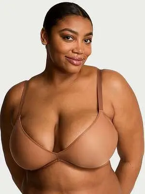 Victoria's Secret Very Sexy Angelight Lightly Lined Scoop Plunge Bra Brown
