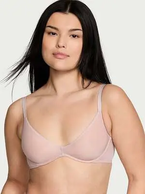 Victoria's Secret Very Sexy Angelight Lightly Lined Scoop Plunge Bra Grey