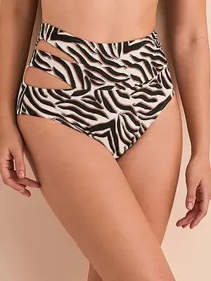 Victoria's Secret Adore Me Demi High-waist Bikini Bottom - Print