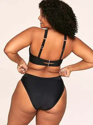 Victoria's Secret Adore Me Demi Bikini Bottom - Black