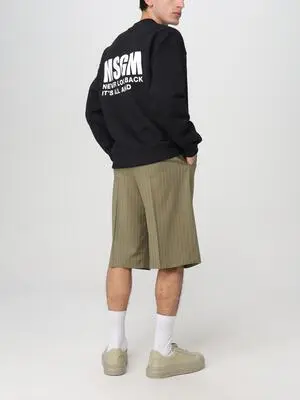 MSGM Sweatshirt With Graphic Logo - Black