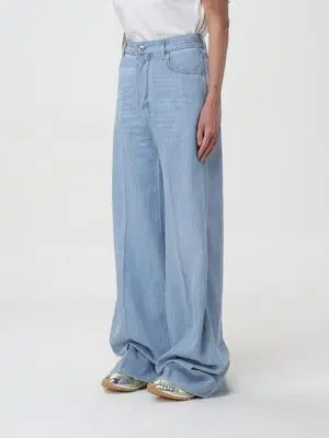 Bottega Veneta Wide Leg Jeans - Stone Washed
