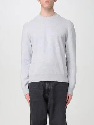 Bottega Veneta Ribbed Crew Neck Sweater With Patch Detail - Grey