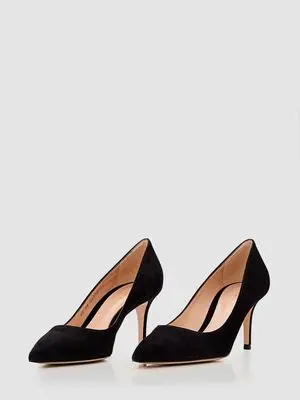 GIANVITO ROSSI Pointed Toe Stiletto Pumps - Black