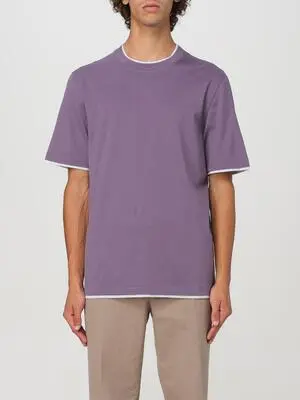 Brunello Cucinelli T-shirt Men Blue 2