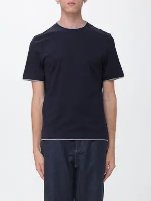 Brunello Cucinelli T-shirt Men Navy