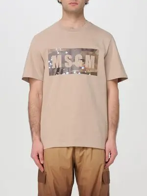 MSGM T-shirt Men Beige