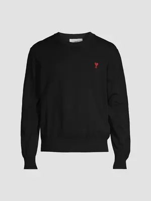 AMI Paris Logo Wool Sweater