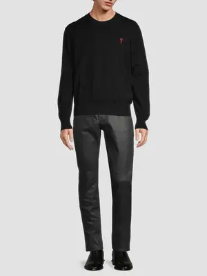 AMI Paris Logo Wool Sweater