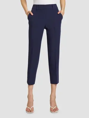 MILLY Nicola Cady Slim-fit Pants