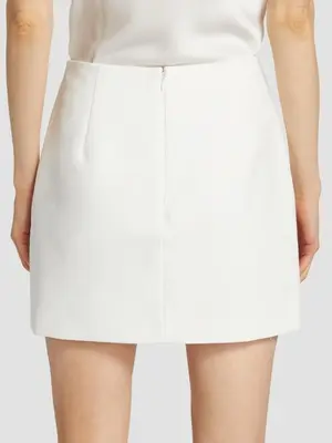 MILLY Cady Miniskirt - Ecru