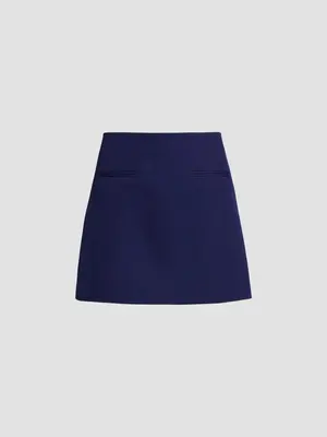 MILLY Cady Miniskirt Navy