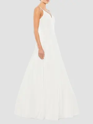 Mac Duggal Classic Taffeta A-line Gown