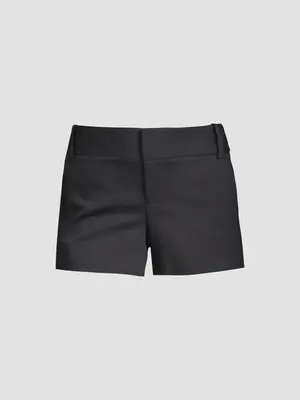 Alice + Olivia Cady Tailored Shorts Black